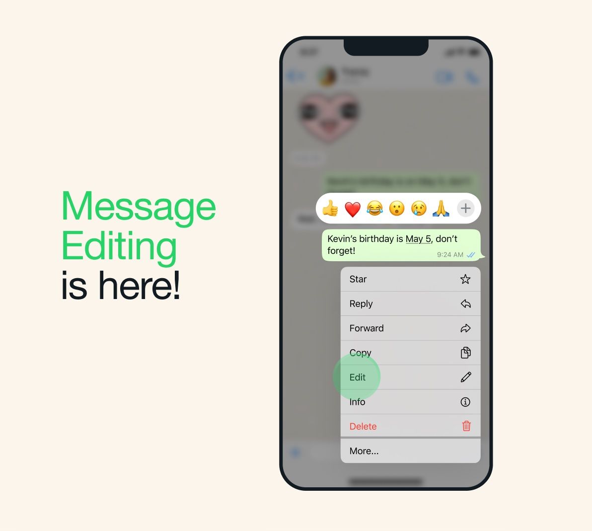 You can now edit your WhatsApp texts. Go ahead, and fix your 15-minute ...