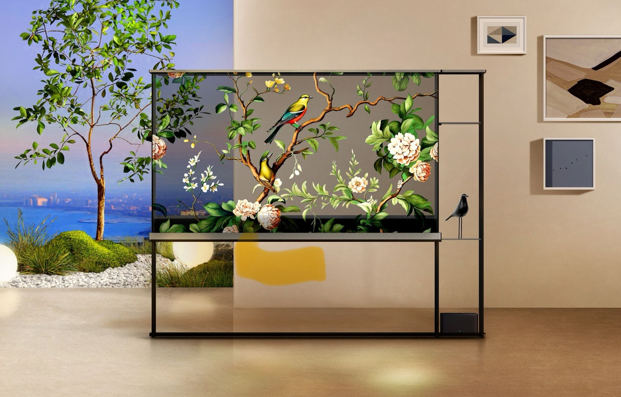 LG reveals wild transparent TV without any eyesore wires